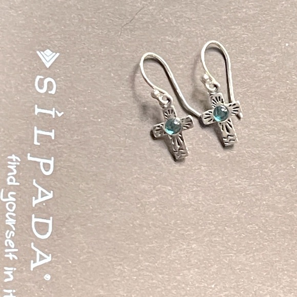 Silpada | Jewelry | Silpada Sterling Silver Faith Cross Earrings W234 ...